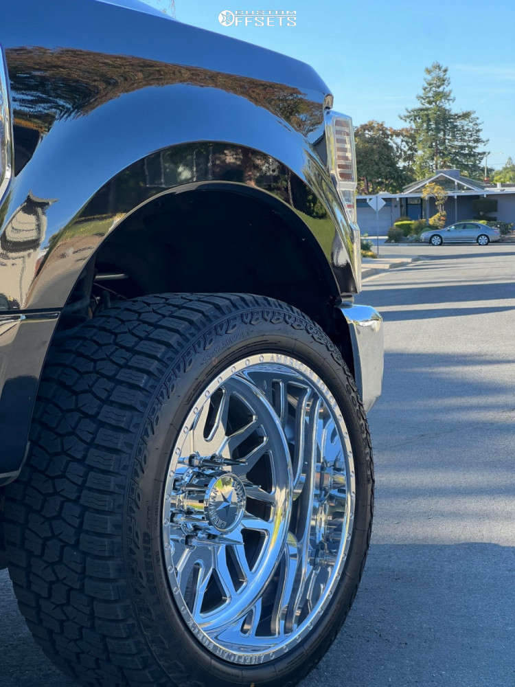 2022 Ford F-250 Super Duty with 22x12 -40 American Force Redd Ss and 33 ...