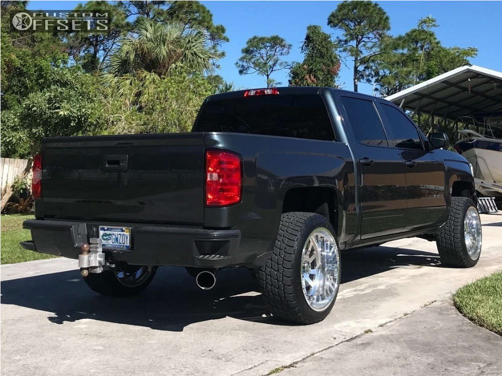 2017 Chevrolet Silverado 1500 with 22x12 -40 American Force Octane Ss ...