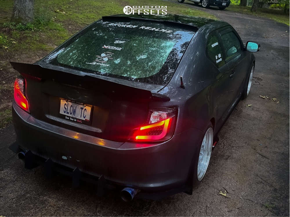 2012 Scion TC with 18x9.5 30 Aodhan Ah02 and 235/45R18 Vercelli Strada ...