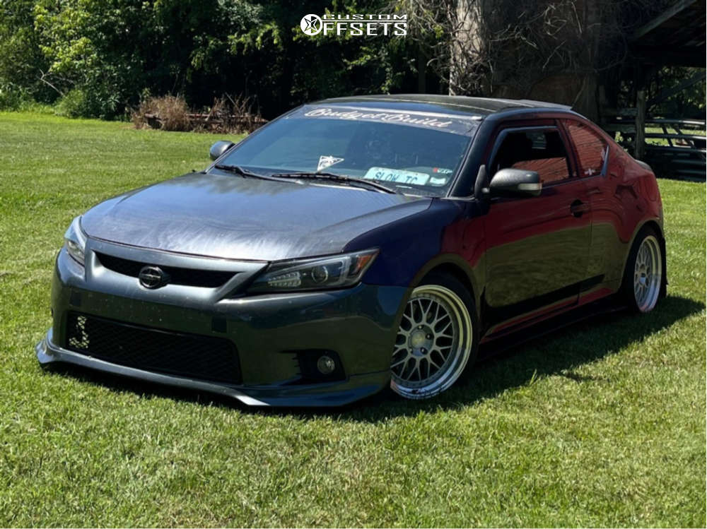 2012 Scion TC with 18x9.5 30 Aodhan Ah02 and 235/45R18 Vercelli Strada ...