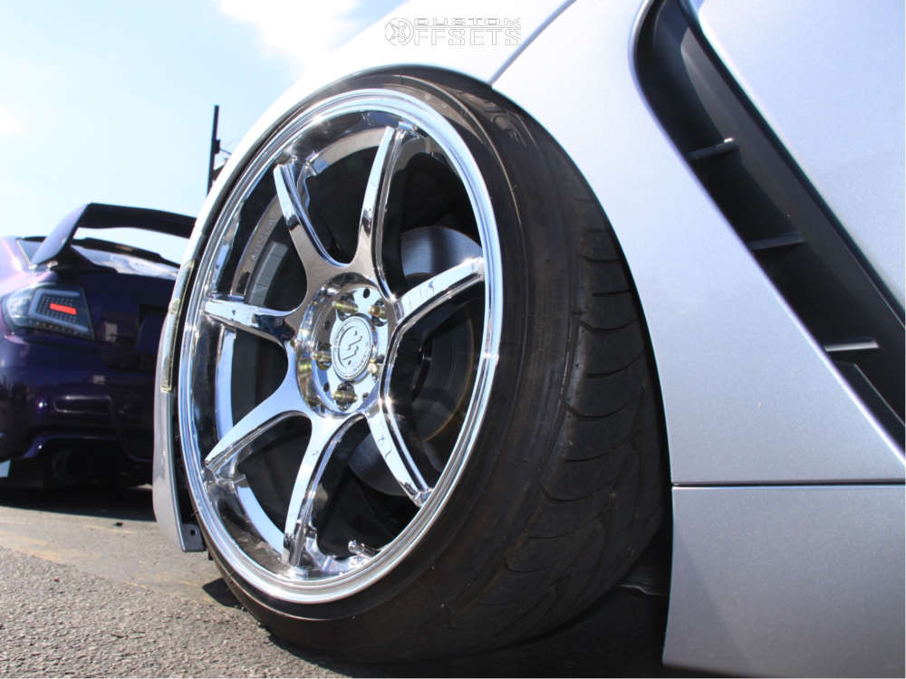 2023 Subaru BRZ with 18x9.5 38 Anovia Kano and 215/35R18 Nitto Neo Gen and Air Suspension ...