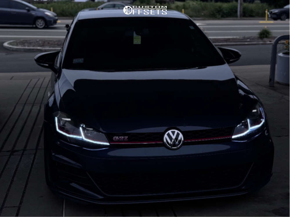 2019 Volkswagen GTI with 18x8 35 Vors Vr8 and 245/40R18 Lexani Lxuhp ...