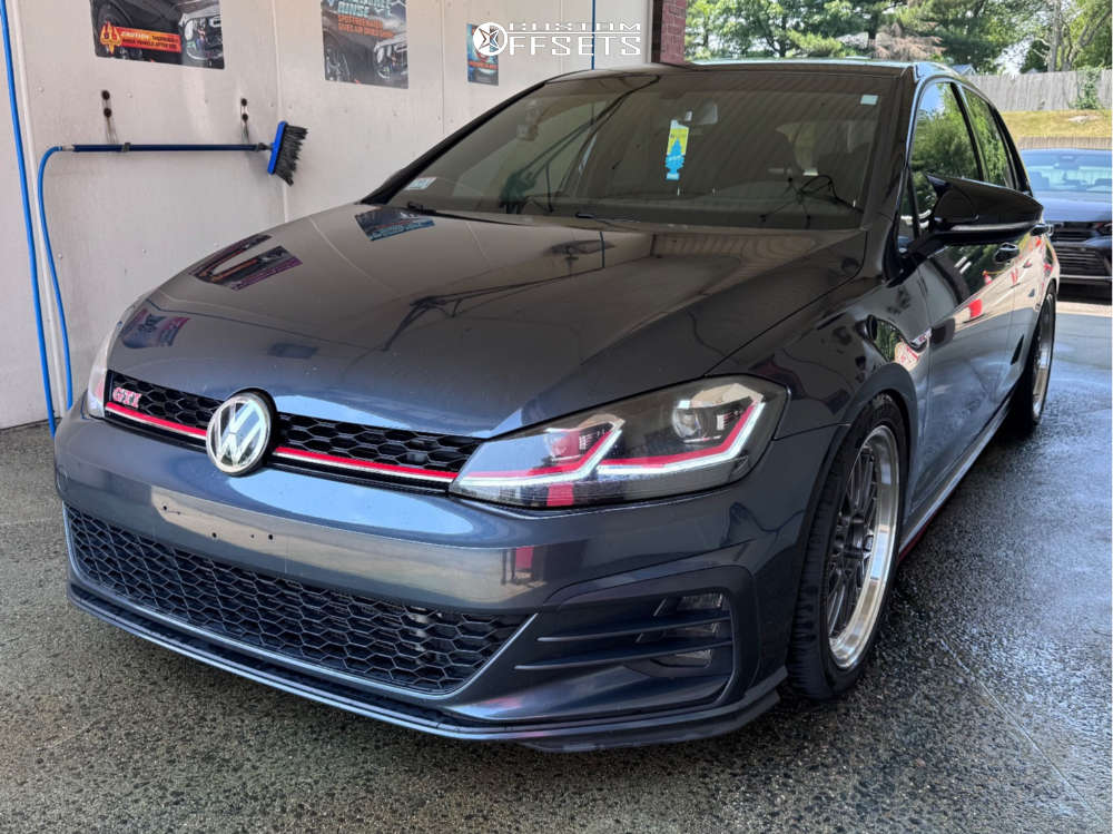 2019 Volkswagen GTI with 18x8 35 Vors Vr8 and 245/40R18 Lexani Lxuhp ...