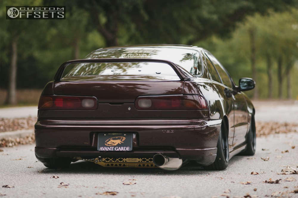 2000 Acura Integra with 16x8.5 30 Avant Garde F130 and 205/45R16 Toyo ...