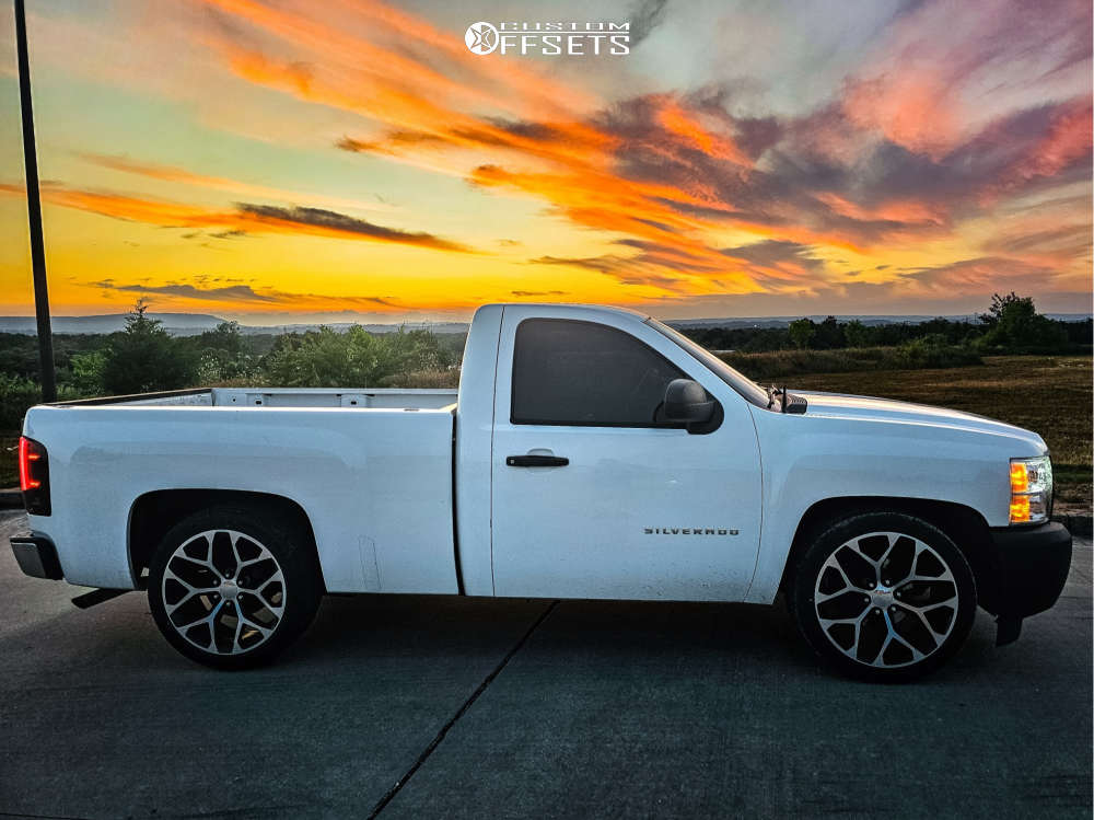 2012 Chevrolet Silverado 1500 with 22x9 24 Factory Reproductions Fr59 ...