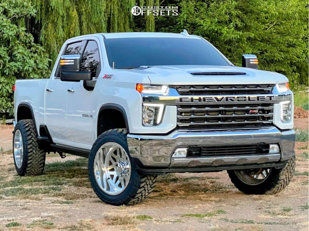 2023 Chevrolet Silverado 2500 HD with 22x12 -40 American Force Trax Ss ...