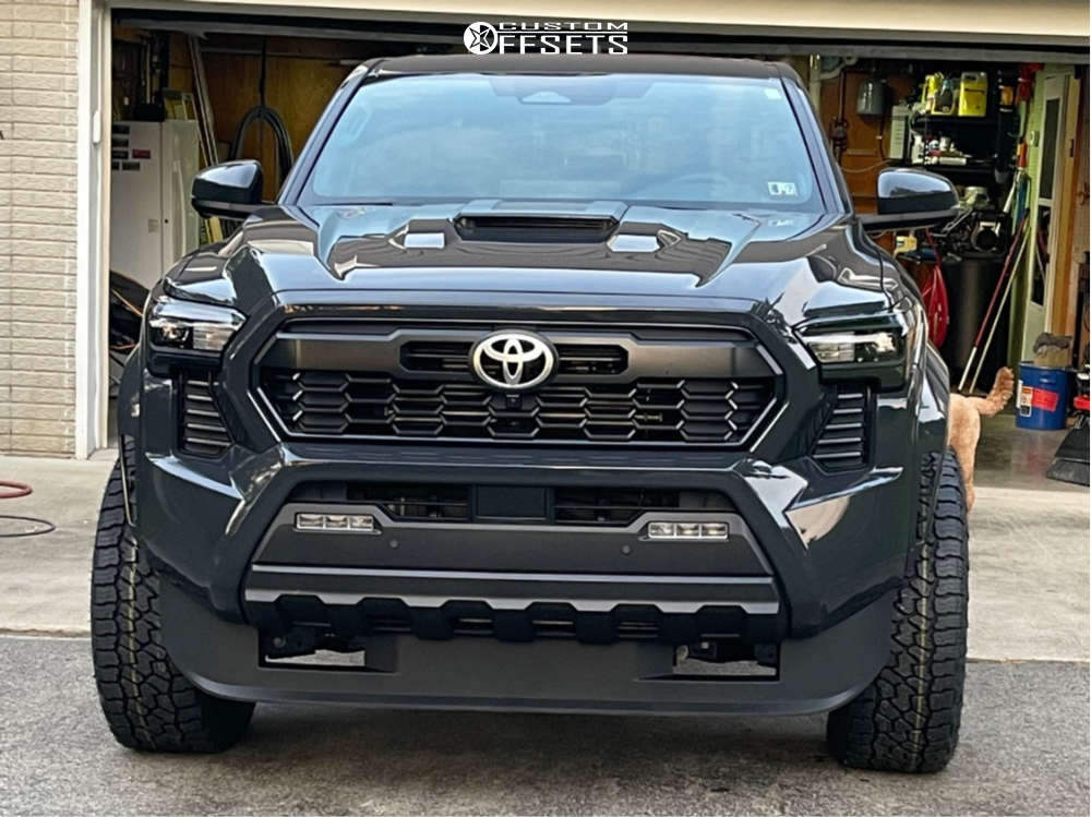 2024 Toyota Tacoma with 17x8.5 0 Icon Alloys Rebound Pro and 285/70R17 ...