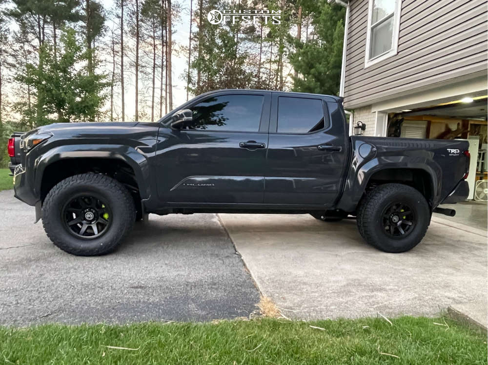 2024 Toyota Tacoma with 17x8.5 0 Icon Alloys Rebound Pro and 285/70R17 ...