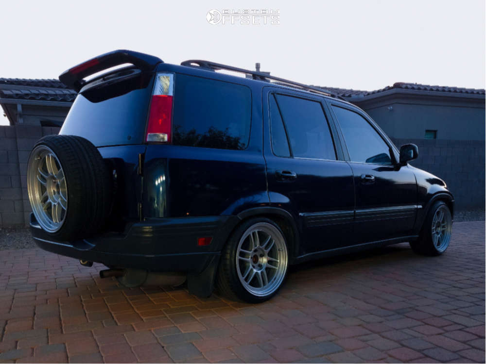1999 Honda CR-V with 17x9 35 Enkei Rpf1 and 225/35R17 Accelera Phi-r ...