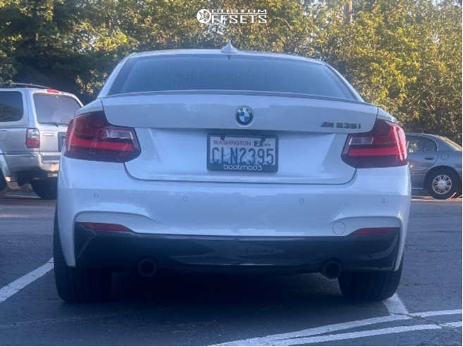 2016 BMW M235i with 18x9 30 Apex Ec-7 and 245/35R18 Michelin Pilot ...