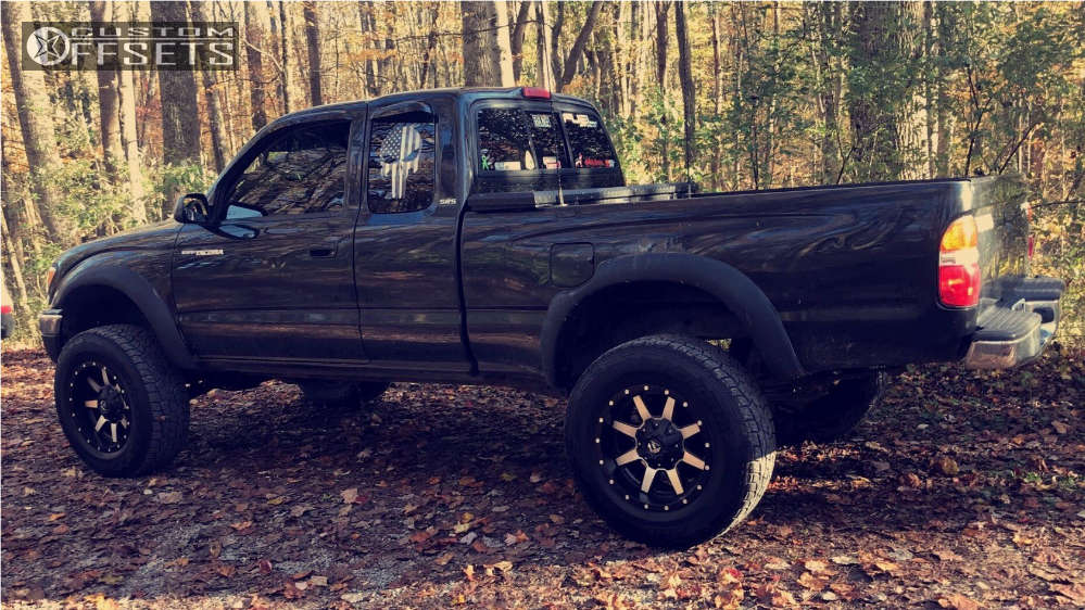 2002 Toyota Tacoma with 17x9 -12 Fuel Maverick and 32/10.5R17 ...