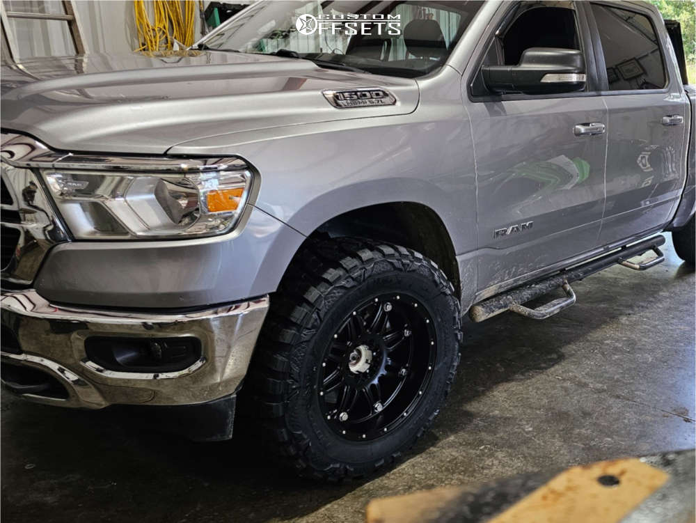 2021 Ram 1500 with 20x10 -18 Fuel Hostage and 35/12.5R20 Nitto Mud ...