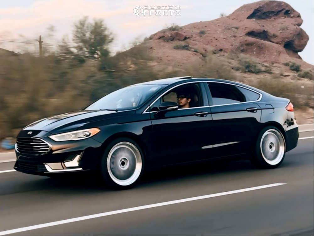 2020 Ford Fusion with 20x8.5 35 Vors Vr8 and 245/30R20 Lexani Lx-twenty ...