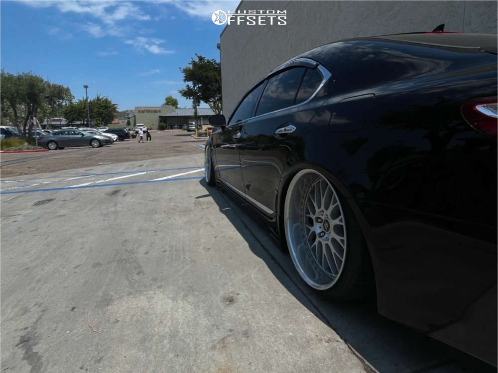 2008 Lexus LS460 with 20x10.5 16 Work VS-XX and 235/35R20 Accelera 651 ...
