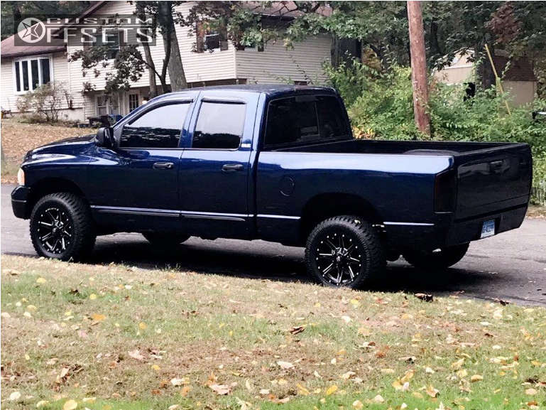2003 Dodge Ram 1500 with 18x9 -12 Ballistic Razorback and 285/65R18 ...