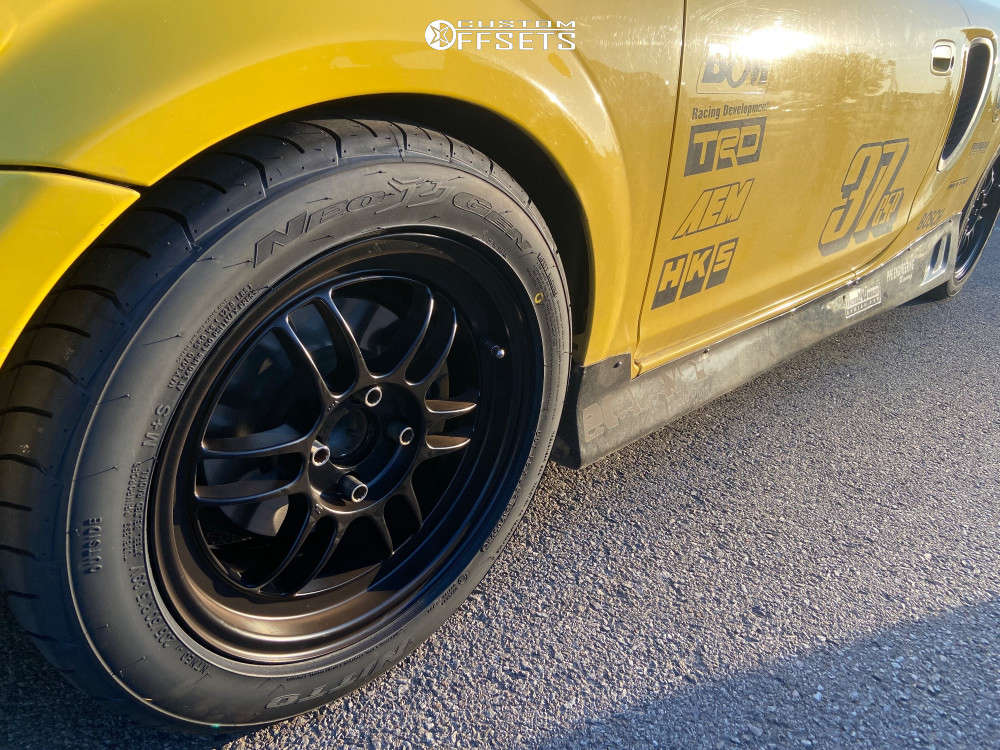 2000 Toyota MR2 Spyder with 15x7 35 Enkei Rpf1 and 205/50R15 Nitto Neo ...