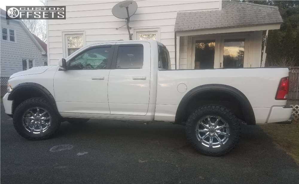 2012 Ram 1500 with 20x9 -12 XD Badlands and 35/12.5R20 Nitto Trail ...
