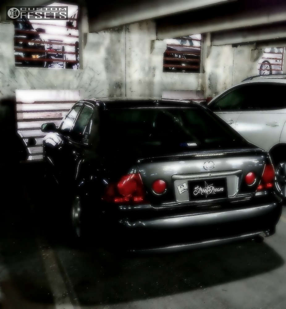 2002 Lexus IS300 with 17x8 38 Enkei Rp01 and 215/45R17 Continental ...