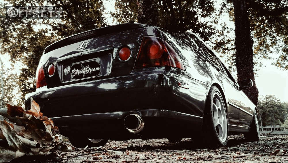 2002 Lexus IS300 with 17x8 38 Enkei Rp01 and 215/45R17 Continental ...