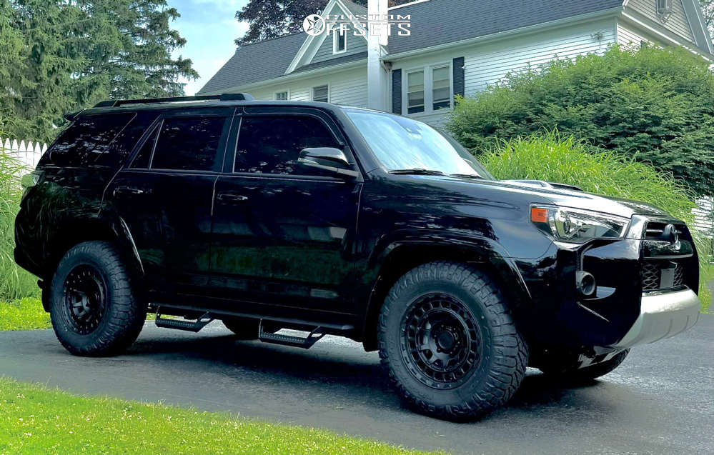 2024 Toyota 4Runner with 17x8.5 0 Black Rhino Chamber and 265/70R17 ...