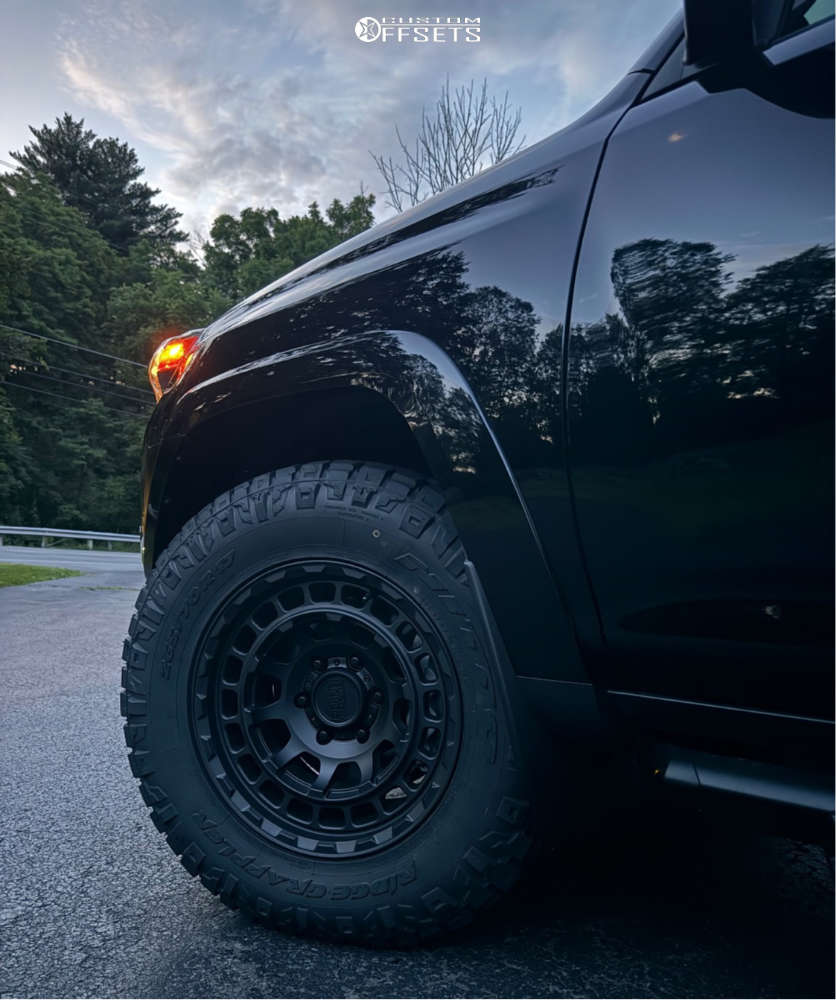 2024 Toyota 4Runner with 17x8.5 0 Black Rhino Chamber and 265/70R17 ...