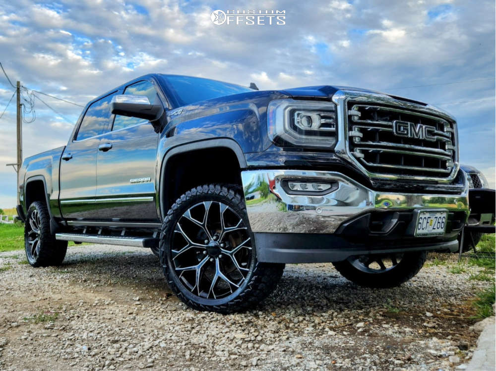 2016 GMC Sierra 1500 with 22x9 24 OE Performance 176 and 33/12.5R22 AMP ...