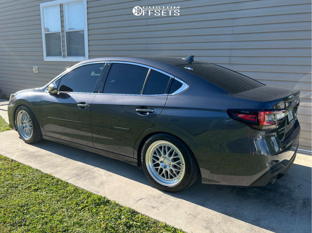 2022 Subaru Legacy with 18x8.5 35 Aodhan Ah02 and 245/45R18 Michelin ...