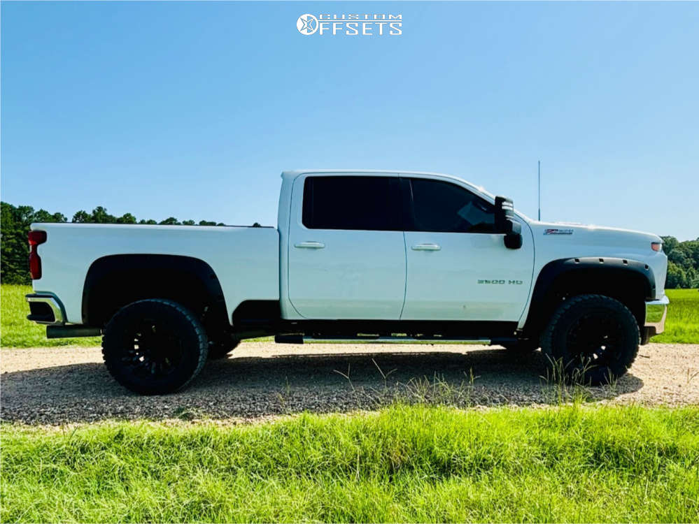 2022 Chevrolet Silverado 2500 HD with 20x10 -18 Fuel Quake and 35/12 ...