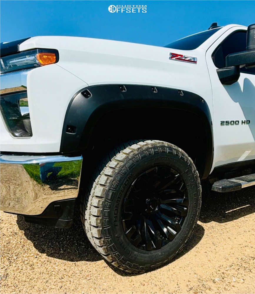 2022 Chevrolet Silverado 2500 HD with 20x10 -18 Fuel Quake and 35/12 ...