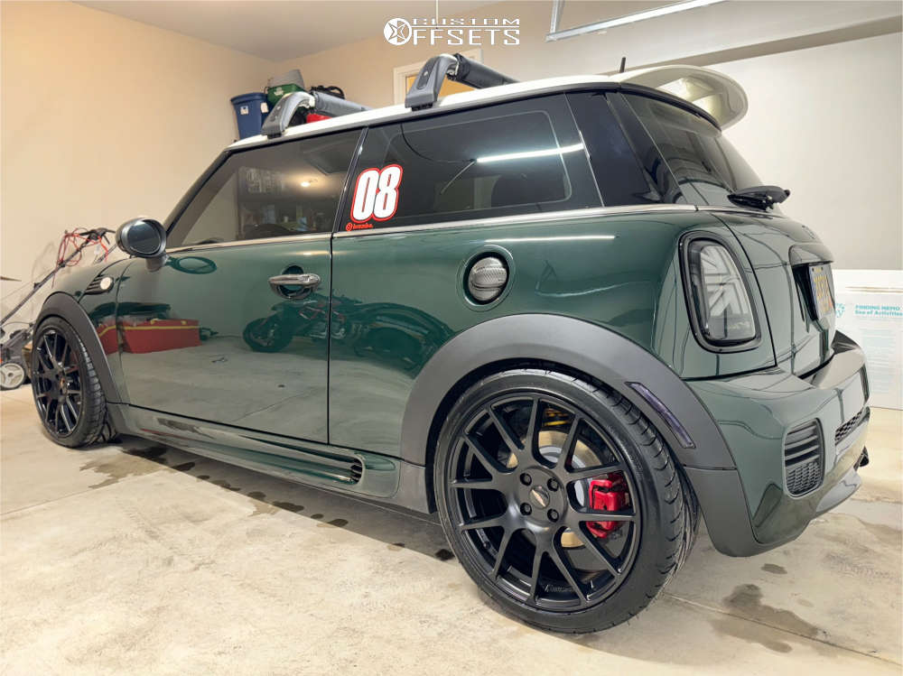 2010 Mini Cooper with 18x7.5 45 NM Engineering Rse12 and 215/40R18 ...