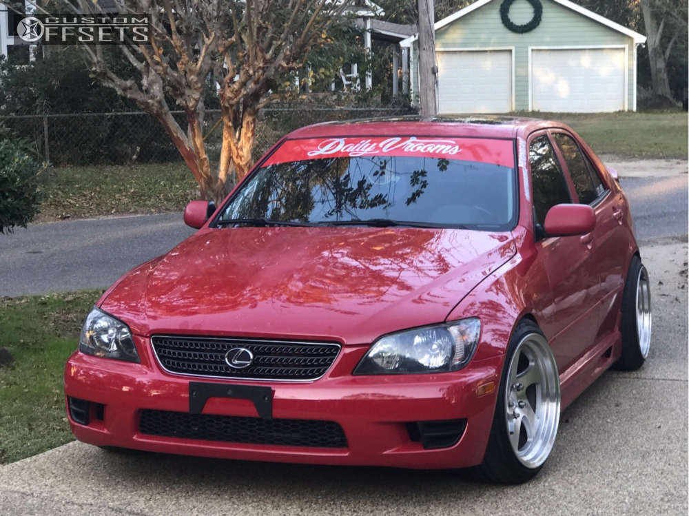 2003 Lexus IS300 with 18x10 25 Varrstoen Mk2 and 225/45R18 Toyo Tires ...