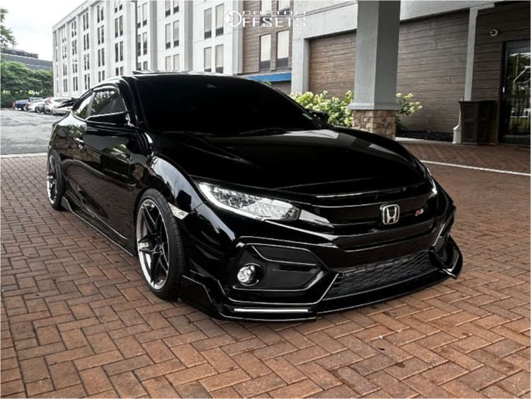 2020 Honda Civic with 18x9 22 Kansei Astro and 235/40R18 Vercelli ...