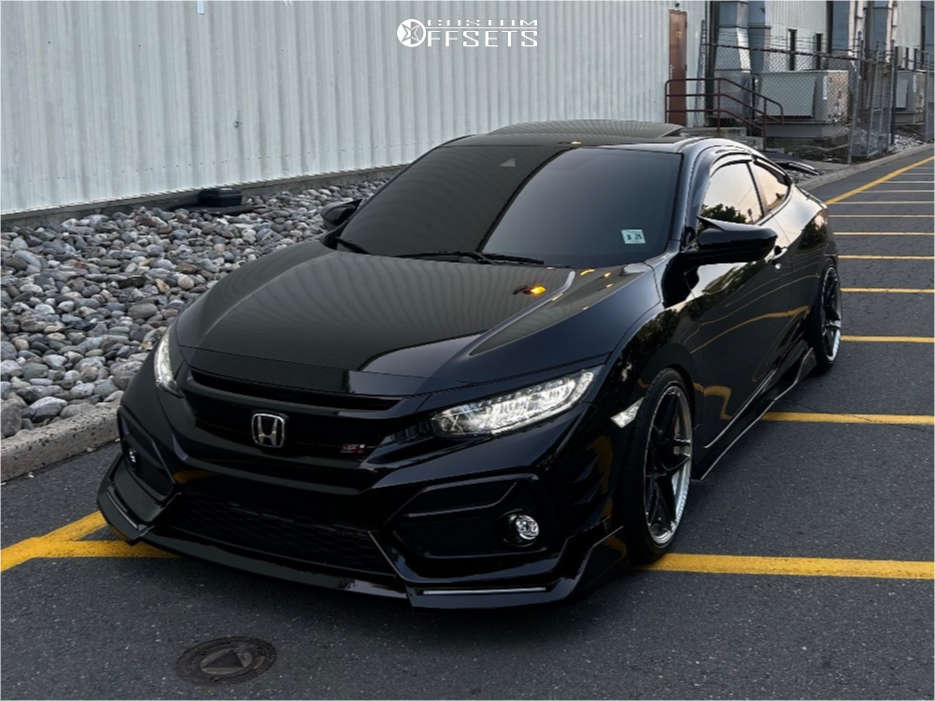 2020 Honda Civic with 18x9 22 Kansei Astro and 235/40R18 Vercelli ...