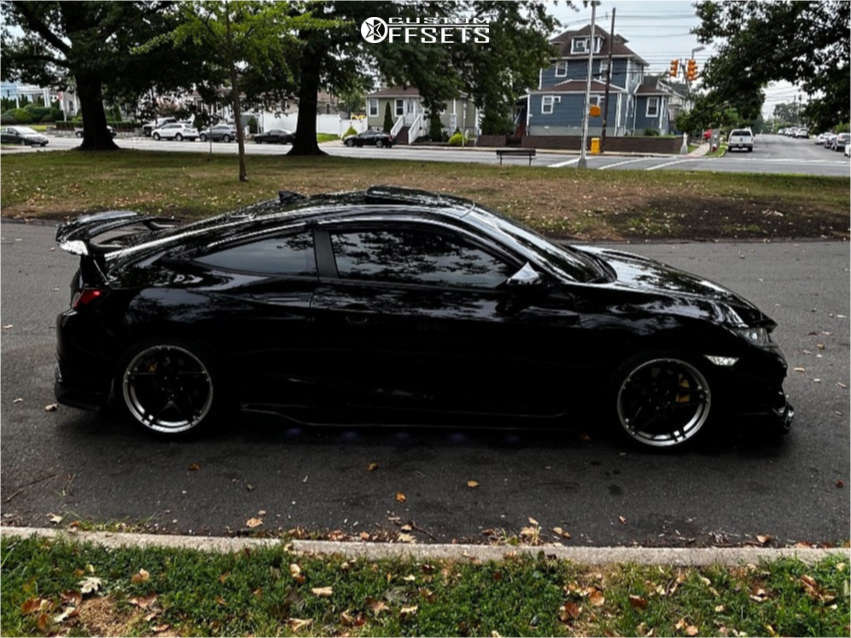 2020 Honda Civic with 18x9 22 Kansei Astro and 235/40R18 Vercelli ...