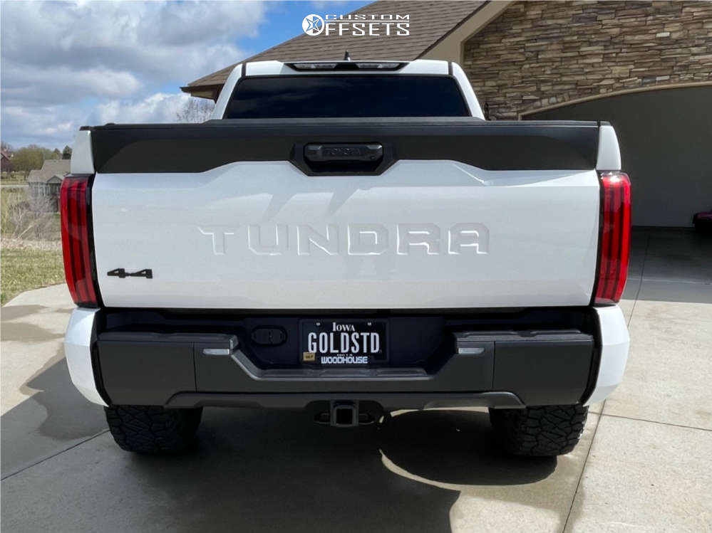 2024 Toyota Tundra with 20x10 -24 TIS 563b and 37/12.5R20 Nitto Ridge ...