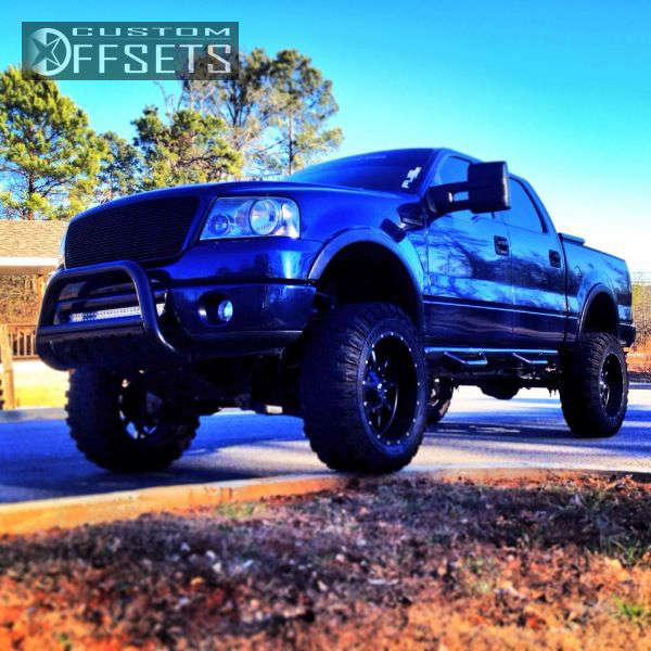 2006 Ford F-150 with 22x11 -24 Fuel Krank and 37/13.5R22 Super Swamper ...