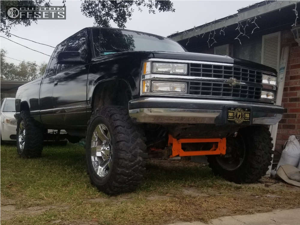 1996 Chevrolet K1500 with 20x12 -44 XD Xd775 and 37/12.5R20 Pit Bull ...