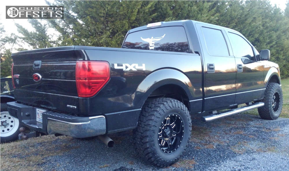 2012 Ford F-150 with 18x9 -12 Moto Metal Mo975 and 35/12.5R18 Atturo ...