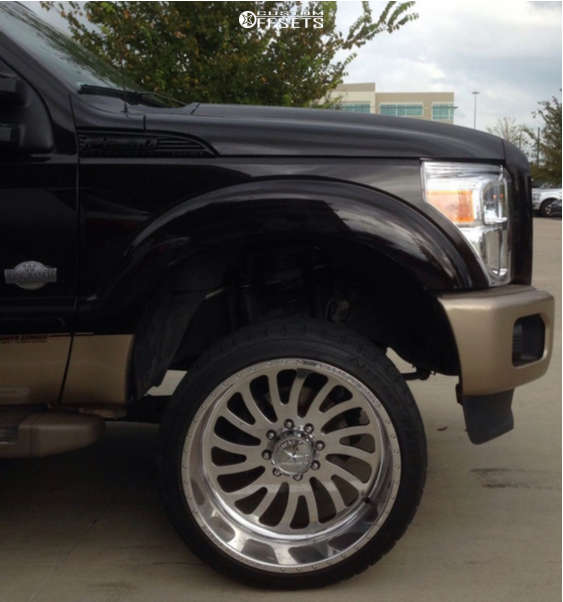2014 Ford F-250 Super Duty with 24x12 -44 American Force Octane SS and ...