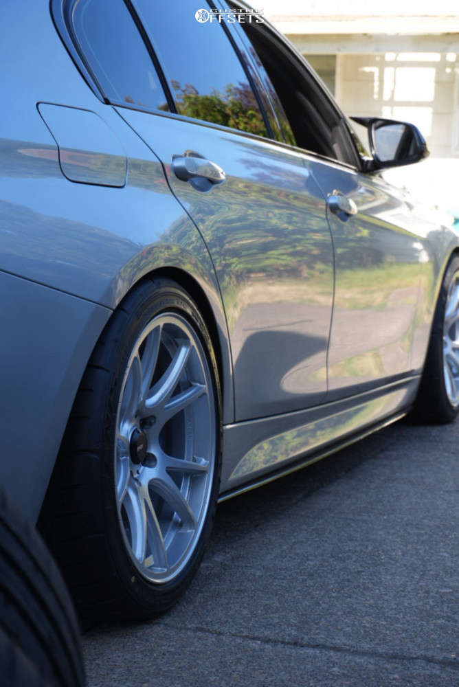 2018 BMW 340i with 18x9.5 35 Konig Freeform and 245/40R18 Falken Azenis ...