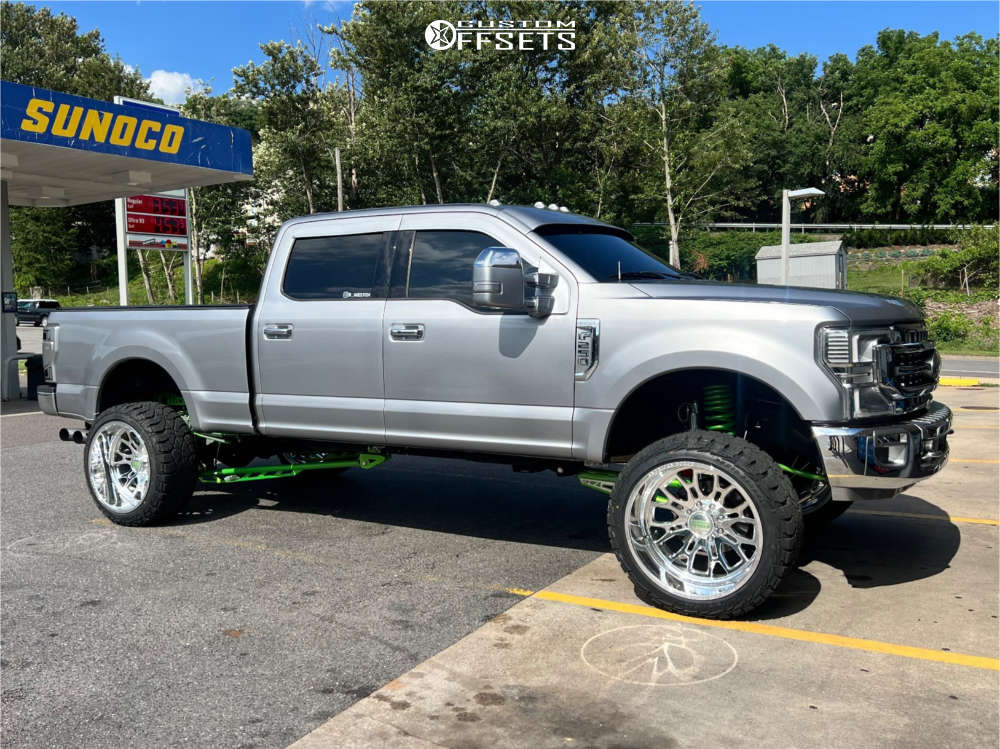2020 Ford F-250 Super Duty with 24x14 -90 American Force Ballistic Cc ...
