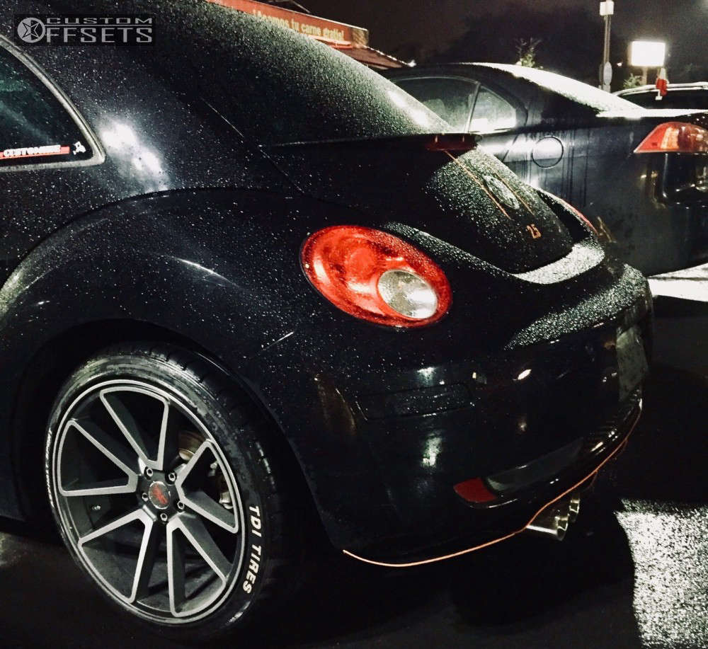 2010 Volkswagen Beetle with 18x8.5 35 Rotiform Spf and 225/40R18 Td ...