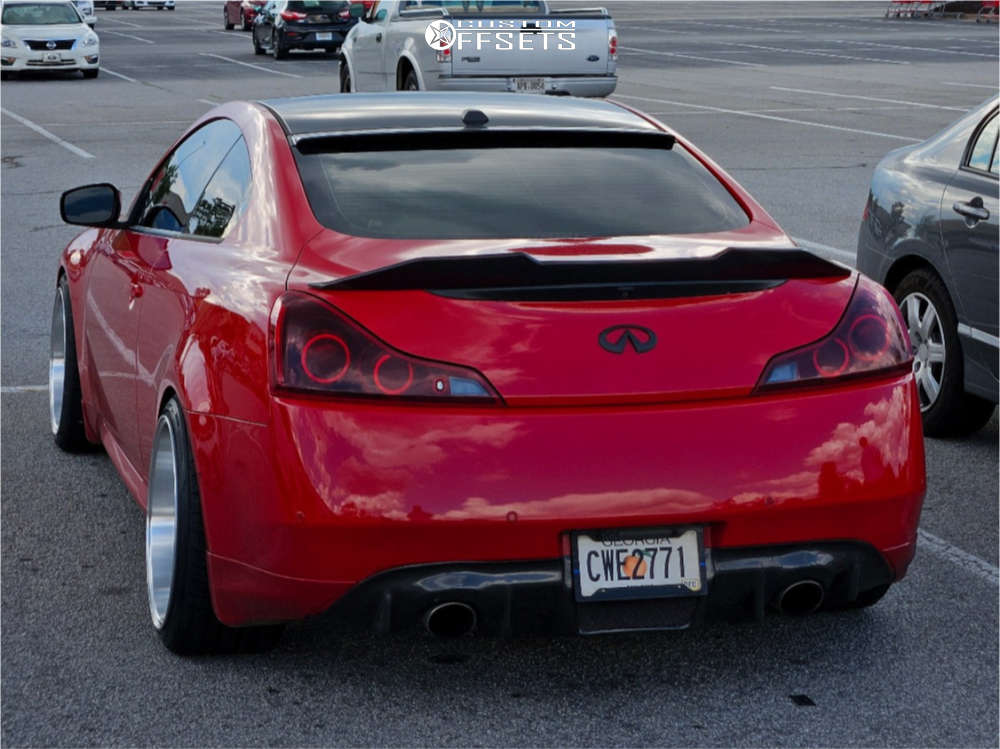 2012 INFINITI G37 with 19x9.5 15 Aodhan Ds07 and 245/35R19 Nitto Motivo ...