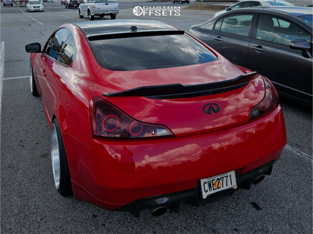 2012 INFINITI G37 with 19x9.5 15 Aodhan Ds07 and 245/35R19 Nitto Motivo ...