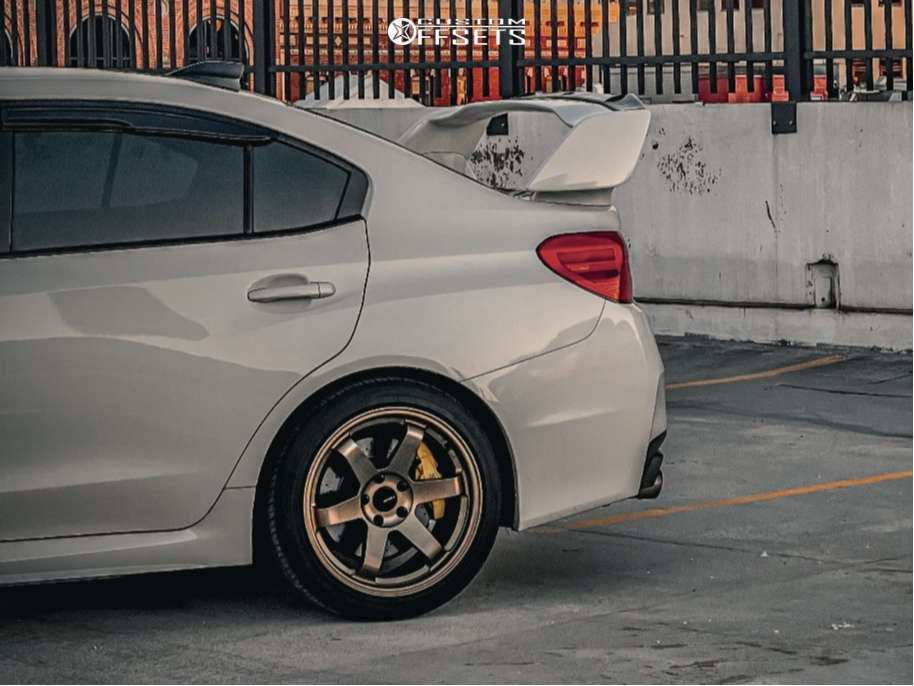 2020 Subaru WRX STI with 18x10.5 22 AVID1 Av6 and 245/40R18 Michelin ...