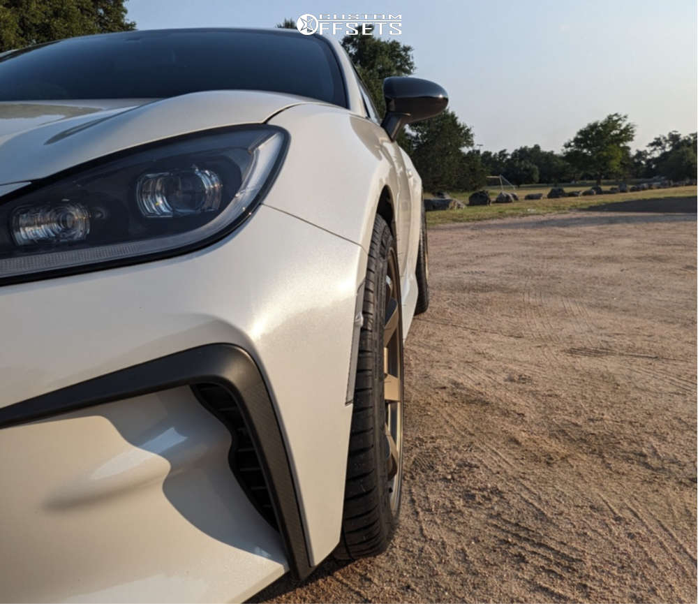 2024 Toyota GR86 with 18x8.5 35 AVID1 Av6 and 235/40R18 Michelin Pilot Sport 4 S and Stock ...