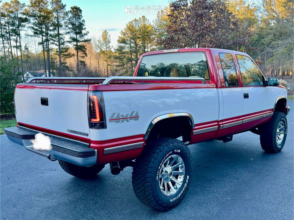1998 Chevrolet K1500 with 18x9 1 Fuel Contra and 35/12.5R18 BFGoodrich ...