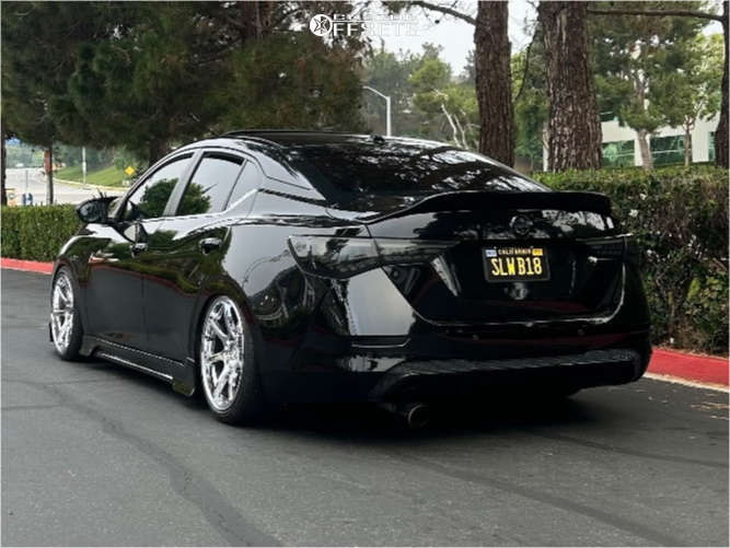 2023 Nissan Sentra with 18x8.5 35 Anovia Kano and 225/45R18 Vercelli ...