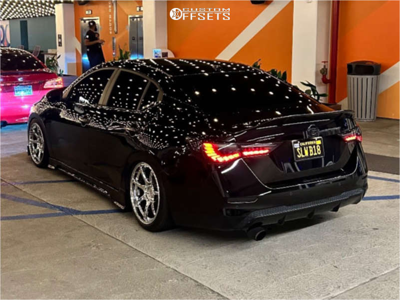 2023 Nissan Sentra with 18x8.5 35 Anovia Kano and 225/45R18 Vercelli ...