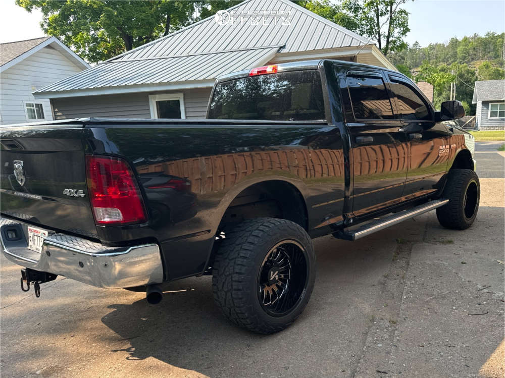 2016 Ram 2500 with 20x12 -51 ARKON OFF-ROAD Alexander and 33/12.5R20 ...